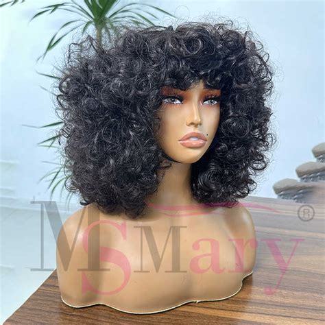SDD Raw Indian Hair Vendor Machine Bang Wig Wholesale Vetnamese Human