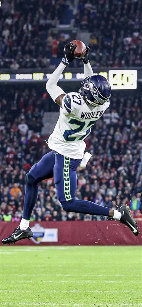 Tariq Woolen Interception Wallpaper From Germany Game Rseahawks