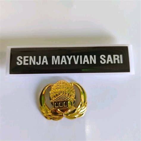 Package Name Tag Plus Pin Asn Acrylic Resin Package Name Tag Chest Name