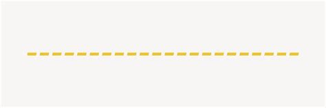 Yellow Dashed Line Collage Element Premium Vector Rawpixel