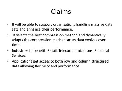 PPT Teradata Columnar A New Standard For Columnar Databases