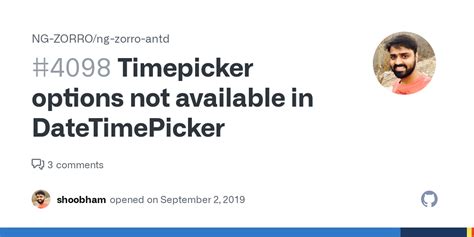Timepicker Options Not Available In Datetimepicker · Issue 4098 · Ng
