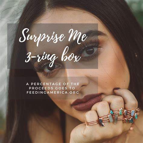 Mystery Crystal Boho Chic Ring Set Get Ready To Shine With A Surprise