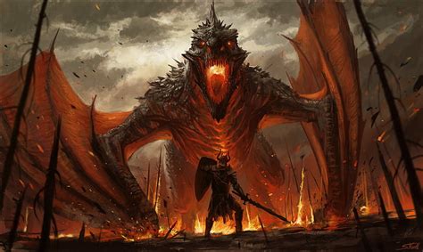 HD Wallpaper Fantasy Knight Shield Sword Warrior Wallpaper Flare