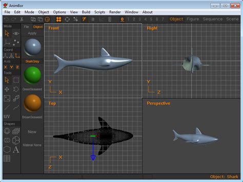 Anim8or Manual Chapter 3 Object Editor Basics