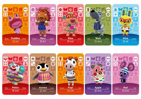 动森amiibo图鉴高清 动森amiibo卡图鉴高清 伤感说说吧