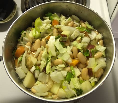 Simple Vegetable Soup Mink Hollow Farm