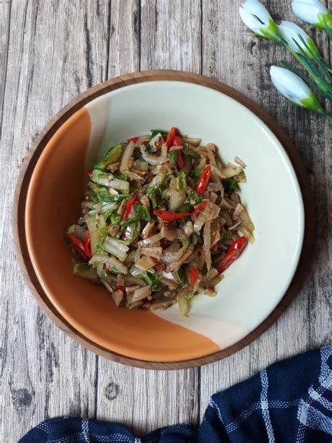 Resep Oseng Pedas Sawi Putih Sederhana Rumahan Di Yummy App