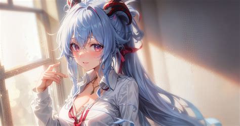 原神 【原神】ギャル女子高生 甘雨 ゆなそるのイラスト Pixiv