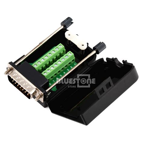 Db15 Male D Sub 2 Row 15pin Plug Breakout Terminal Solderless Connector