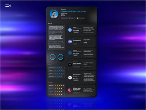 Neumorphism And Glassmorphism Cv Designs By Alan Germán Dimmer On Dribbble
