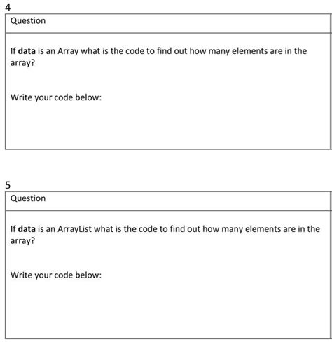 solved if data is an array what is the code to find out how