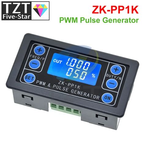 ZK PP1K Dual Mode LCD PWM Signal Generator 1 Channel 48 OFF