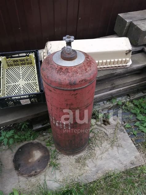 Баллон газовый 50л неисправный вентель — купить в Красноярске Состояние Б у Баллоны газ в