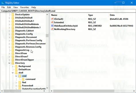 Add Command Prompt To Context Menu In Windows Creators Update