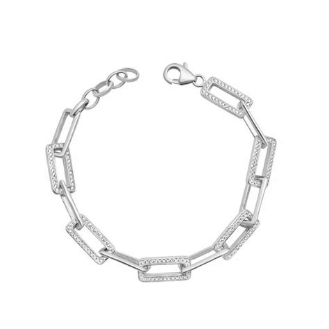 Sterling Silver Paperclip Bracelet At Best Price In Mumbai