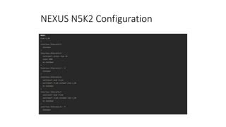 Nexus Lan Switching Configuration PPTX Computer Networking Computing