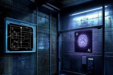 Ai Brain Scan On Digital Screen Representing Advanced Technology And