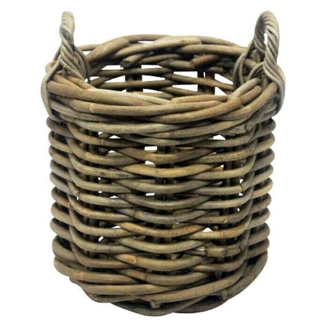 Van der Leeden Mand Rotan Naturel grijs Ø x h x cm BAUHAUS