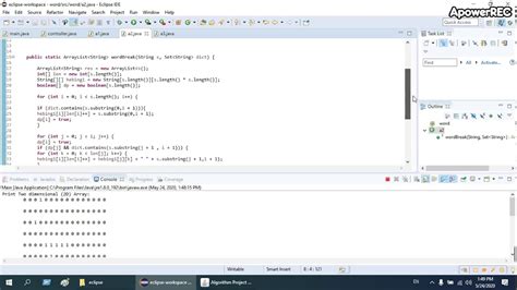 Word Break Problem Dynamic Programming Youtube