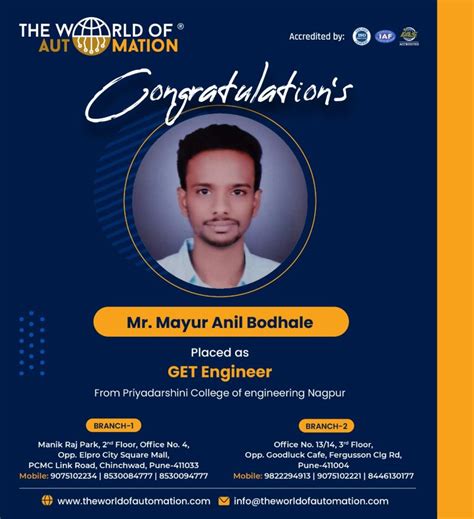 The World Of Automation Automation Institute On Linkedin Congratulation Theworldofautomation