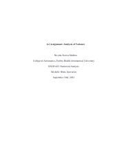 Rsch Assignment Analysis Of Variance Pdf Assignment