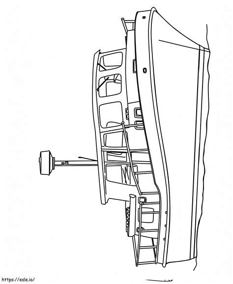 Trawler Coloring Page