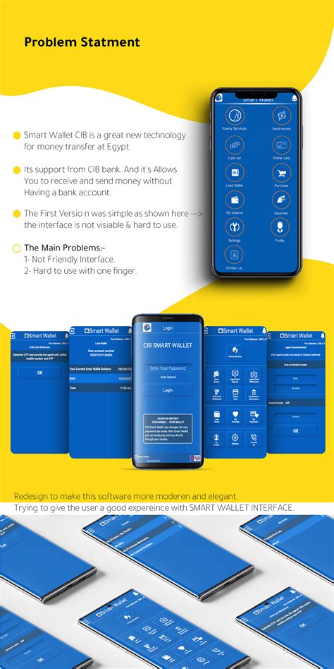 Smart Wallet Cib Bank Mobile Ui Redesign Behance