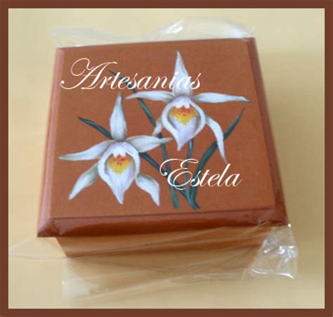 Cajas De Madera Pintadas A Mano Artesanias Estela