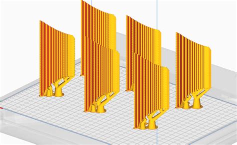 Two Colour Vertical Columns Printing Un Attatched Alternate Pairs