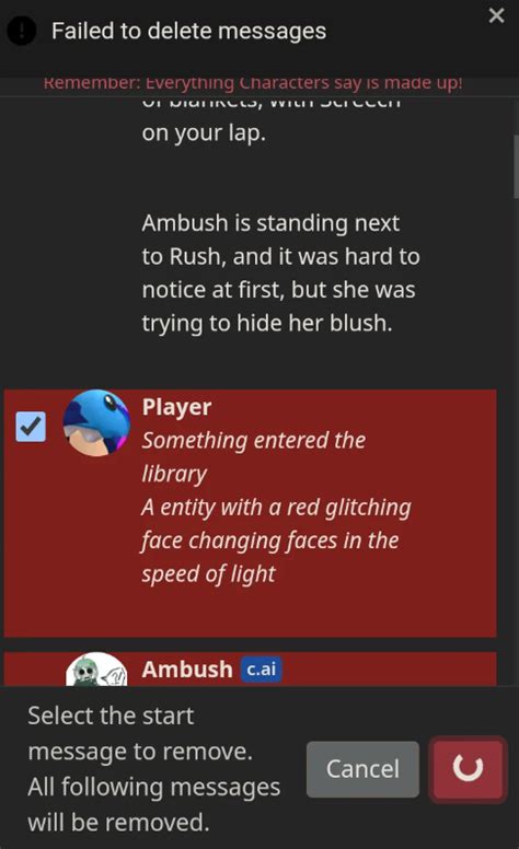 Failed To Delete Messages In Character Ai 5 Easy Fixes The Nature Hero
