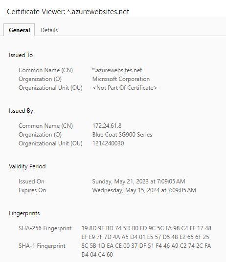 Certificate For Api Backend Is Not Valid · Issue