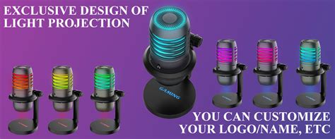 Buy Wholesale China Xzcolorful 7 Color Rgb Gaming Microphone Cardioid