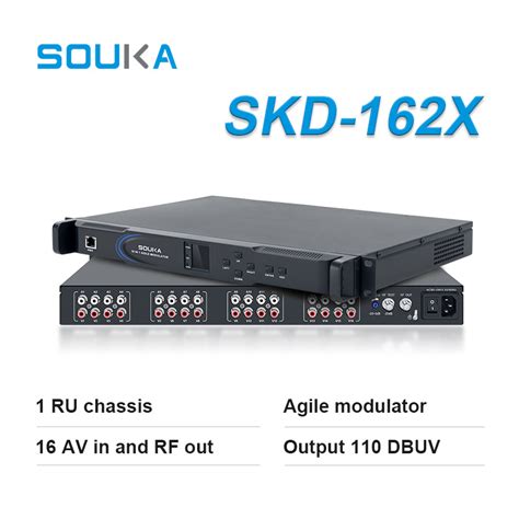16 Av Cvbs In Rf Output Agile Analog Modulator 16 Av Modulator And Analog Headend