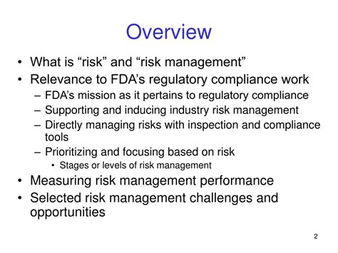Ppt Risk Based Approaches To Regulatory Oversight And Compliance