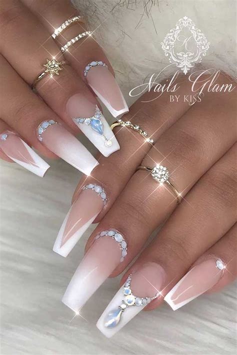 63 Pretty Wedding Nail Ideas For Brides To Be Stayglam