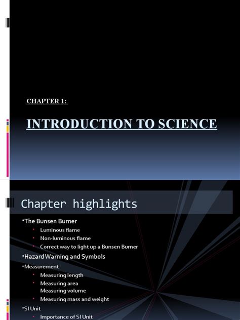 Form 1 Science Chapter 1 Pdf Area Weight