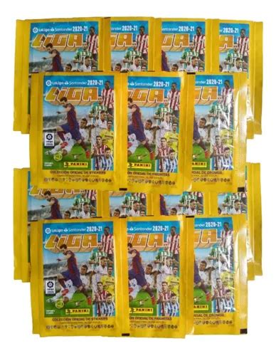 25 Sobres De Estampas Del Álbum Liga Española 2021 Panini Meses sin