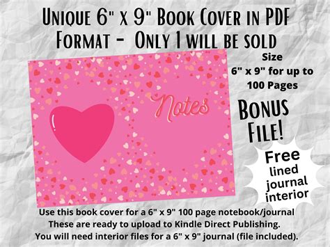 6 X 9 Book Cover For Amazon KDP Self Publishing Etsy In 2023 Book