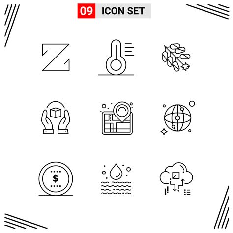 Icons Line Style Grid Based Creative Outline Symbols For Website Design Simple Line Icon Signs