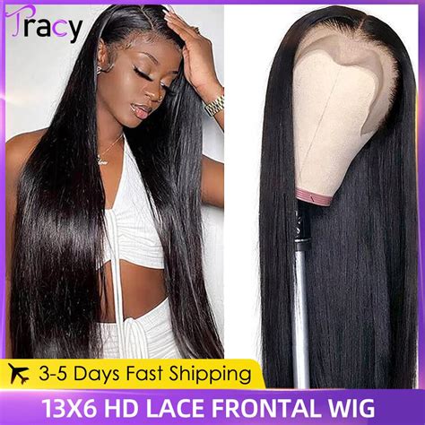 Perruque Lace Frontal Wig Naturelle Lisse TRACY Cheveux Humains