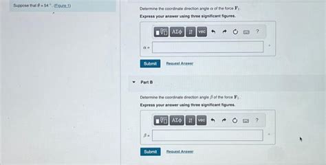 Part C Determine The Coordinate Direction Angle γ Of