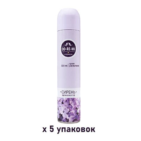 Освежитель воздуха До-Ре-Ми Premium (330 мл) х 5 упаковок - купить с ...