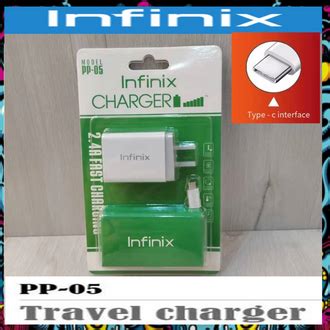 Infinix Fast Charger A Dual Usb Port Charger With Data Cable Type C