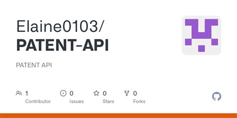 Github Elaine Patent Api Patent Api