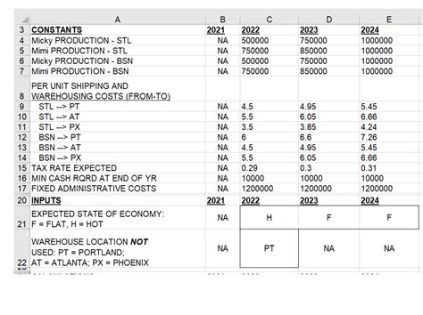 solved refer to table 1 write the excel formula for each