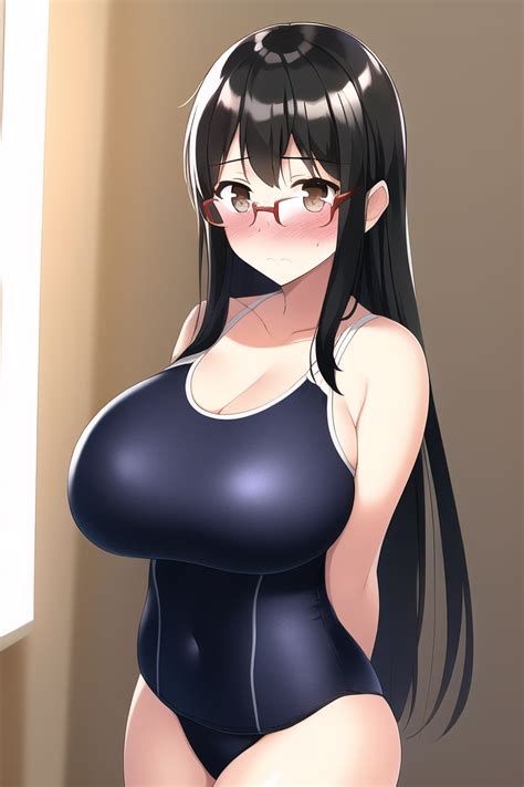Original Characters Big Boobs Anime Girls Anime One Piece Swimsuit