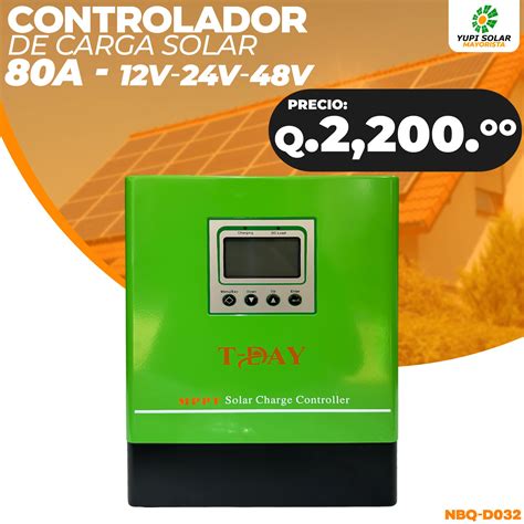 Controlador De Carga 80a Yupi Solar