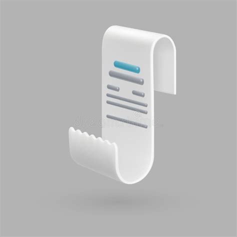 3d Bill Or Statement To Do List Stock Vector Illustration Of