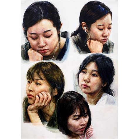 티움미술학원 인체수채화 얼굴표현 인체수채화artdrawing미대입시강남미술학원서양화인물채색이화여대실기